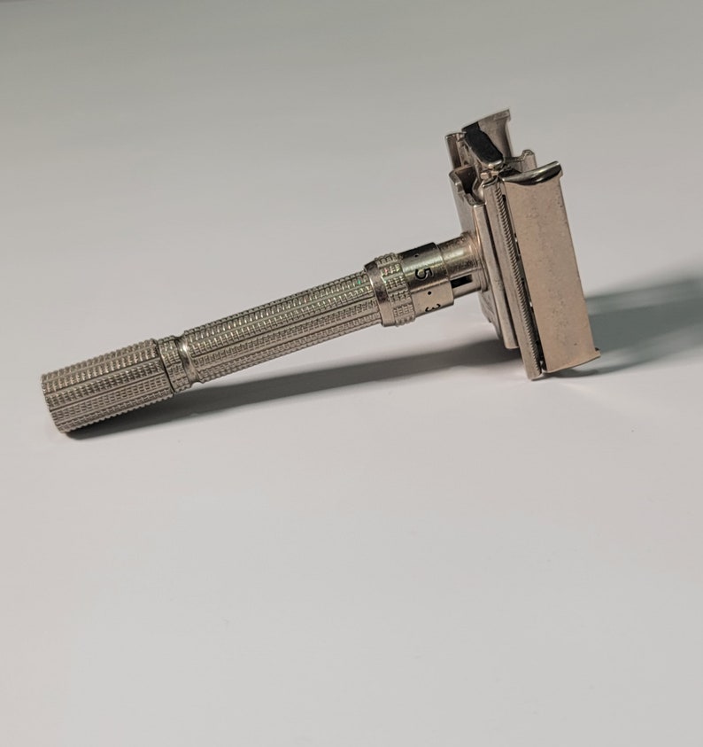 Vintage 1965 Gillette Slim Adjustable 1-9 Safety Razor - Etsy