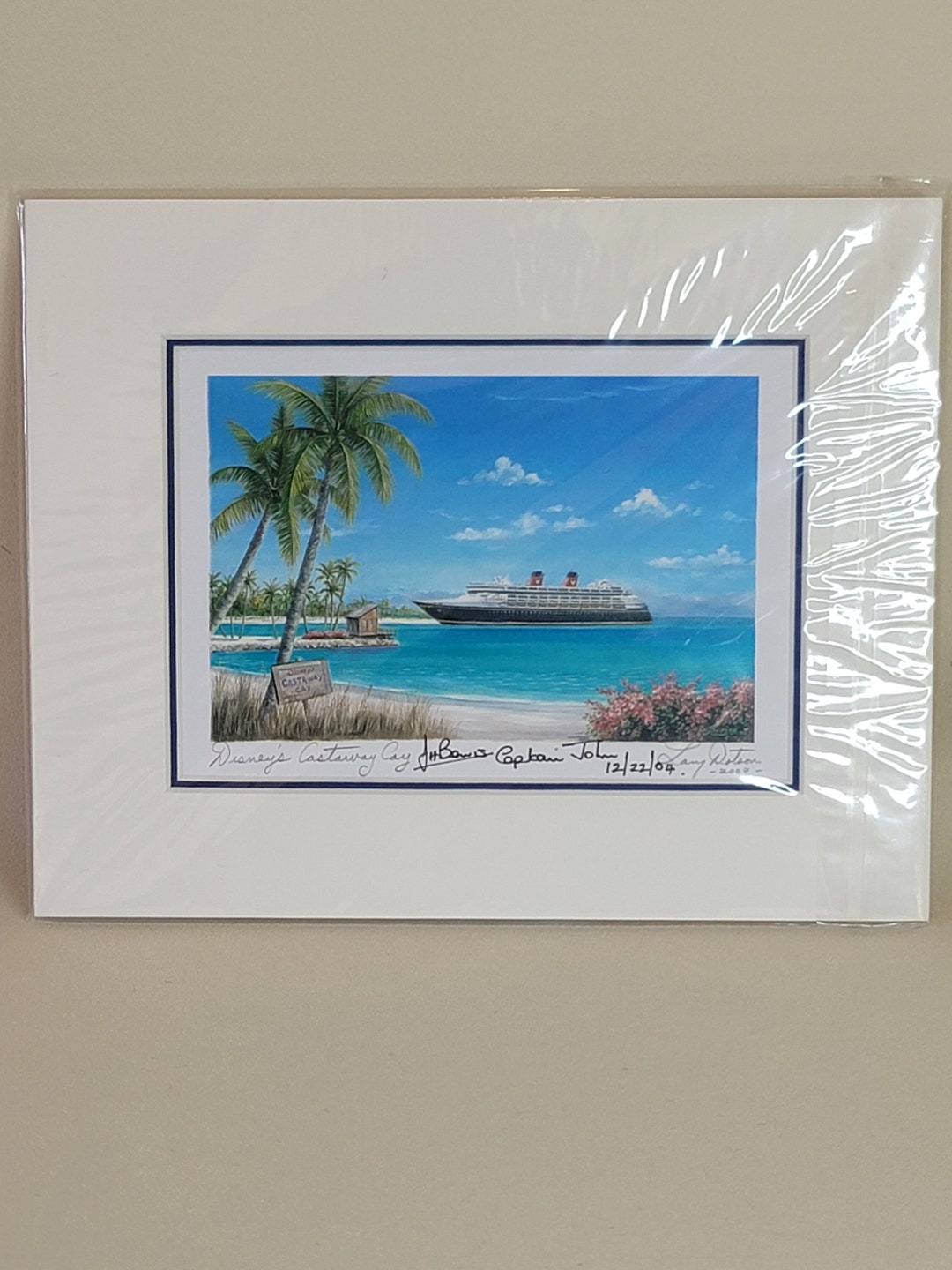 Disney’s Castaway Cay Print, Hand Signed (1516) - Etsy