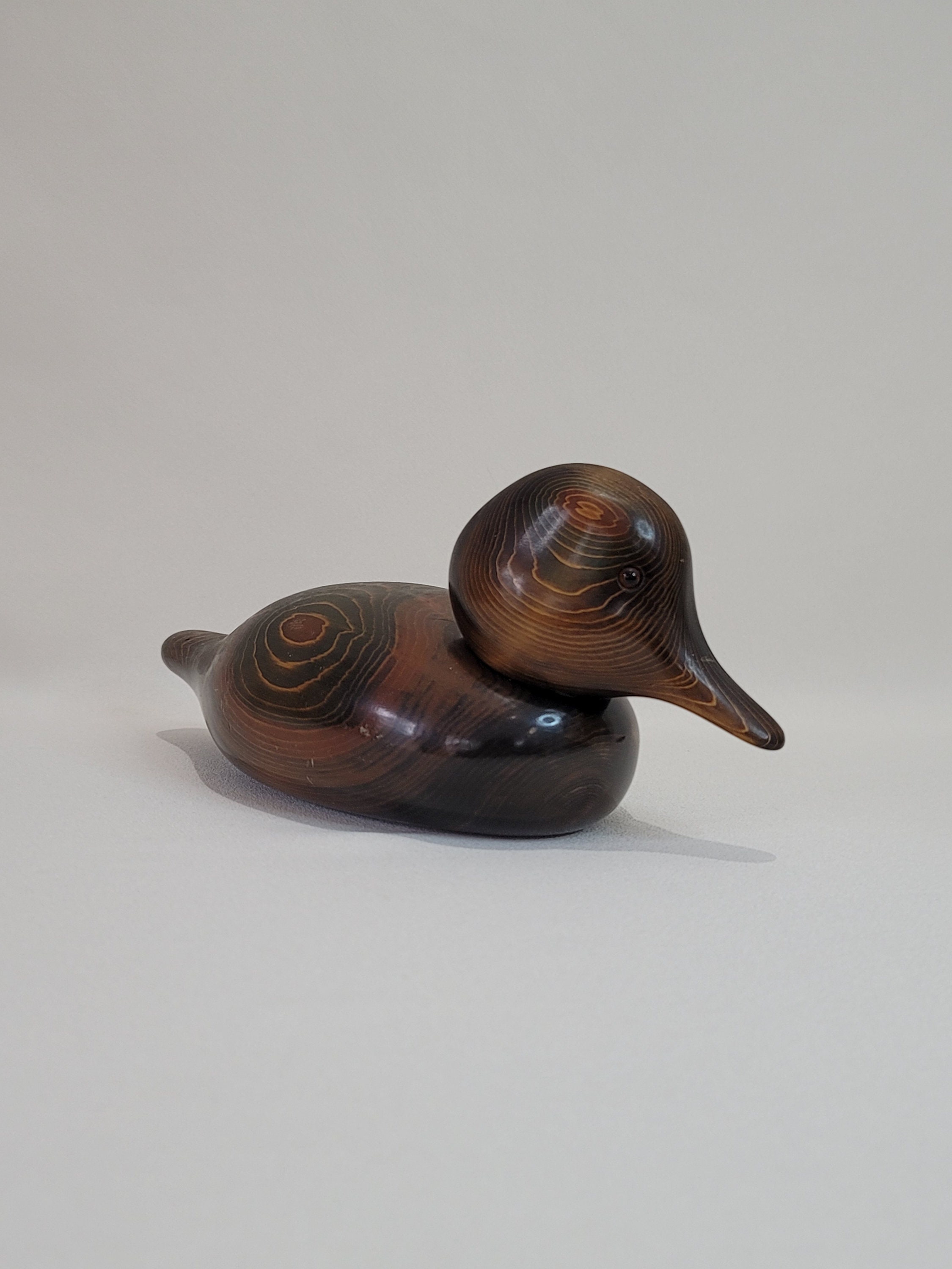 Valarie Bundy Wooden Duck, Signed 1495 - Etsy