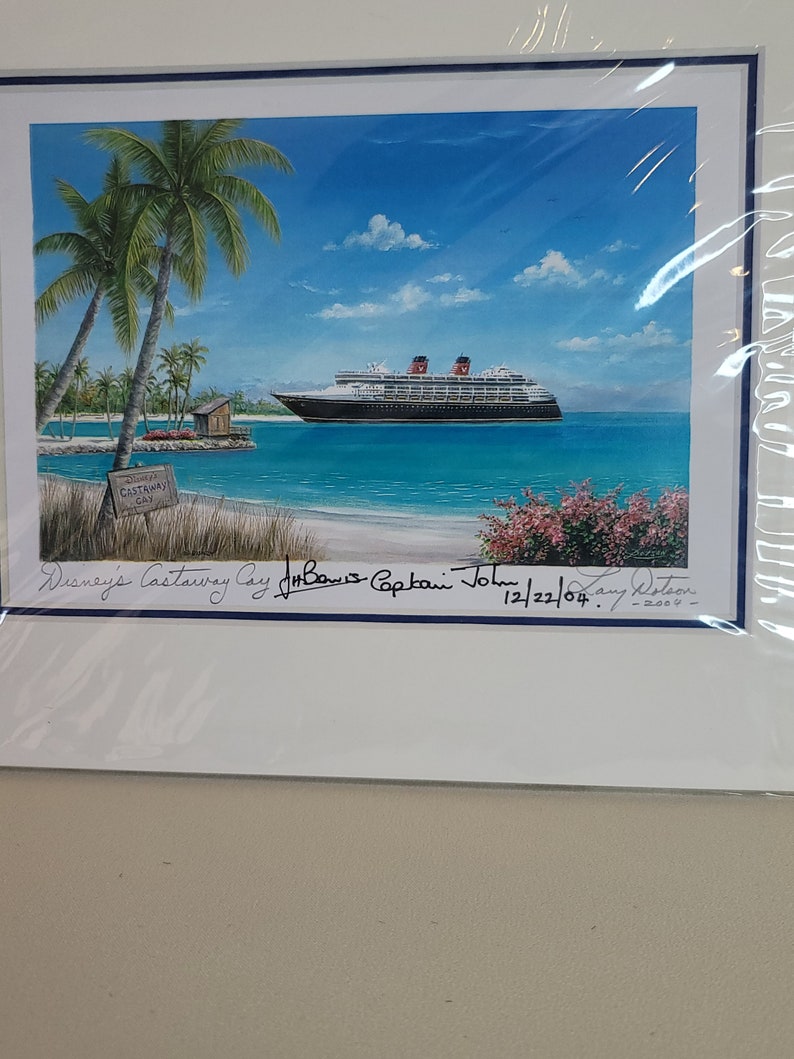 Disney’s Castaway Cay Print, Hand Signed (1516) - Etsy