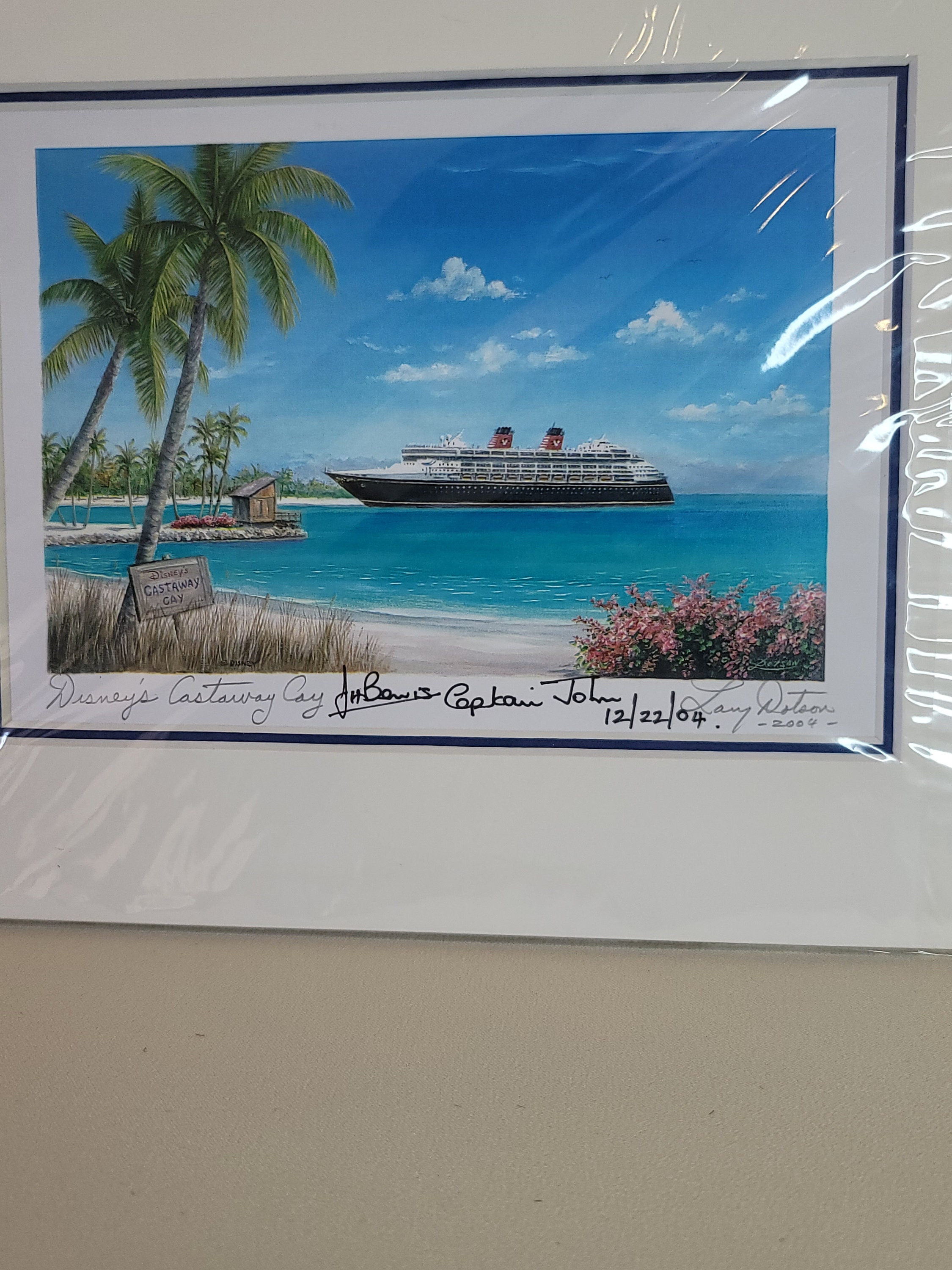 Disney’s Castaway Cay Print, Hand Signed (1516) - Etsy