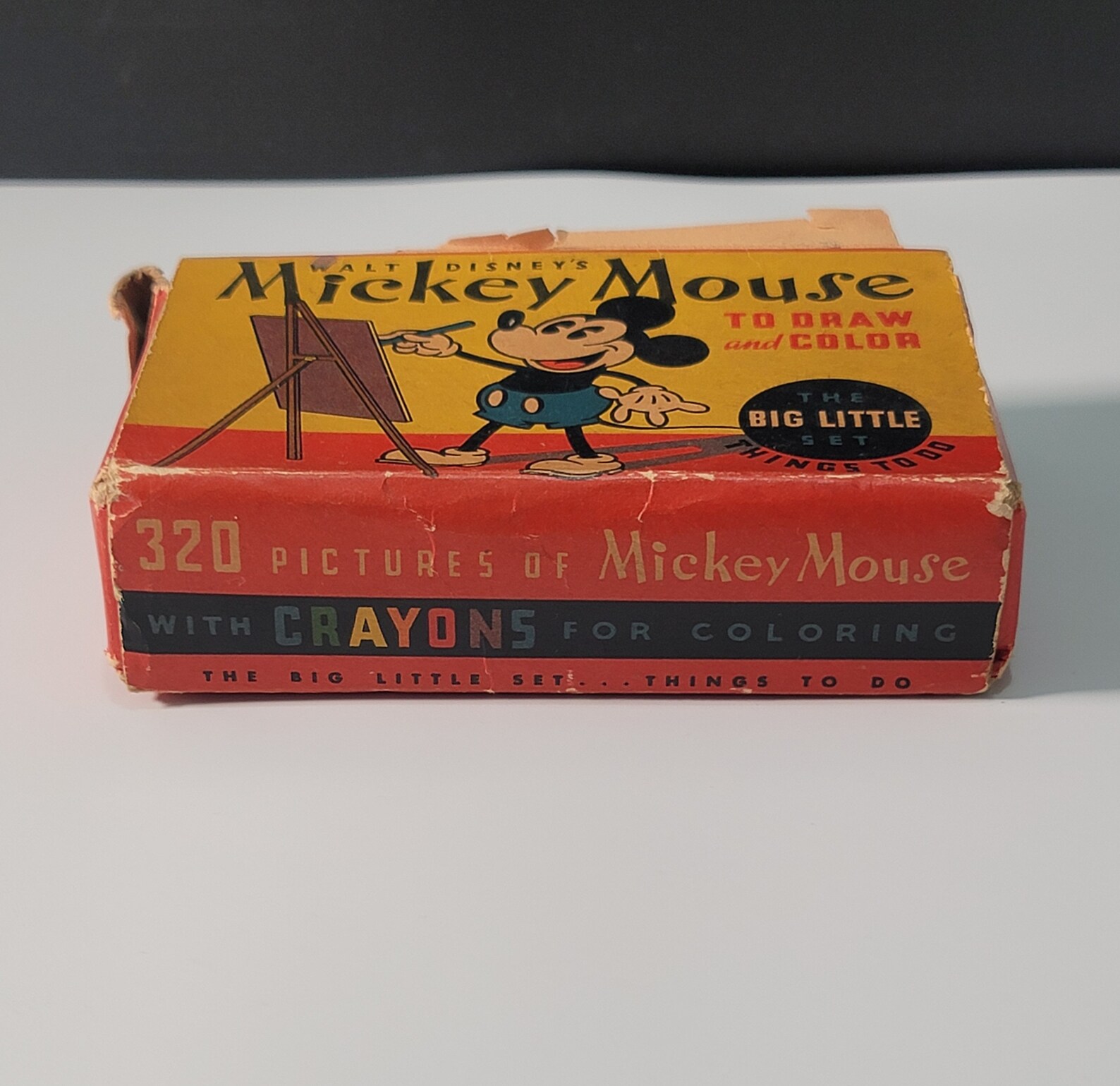 Circa 1936 Mickey Mouse to Draw and Color, the Big Little Set (1370) - Etsy