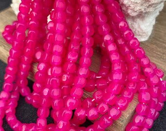 Hot Pink Beads | Etsy