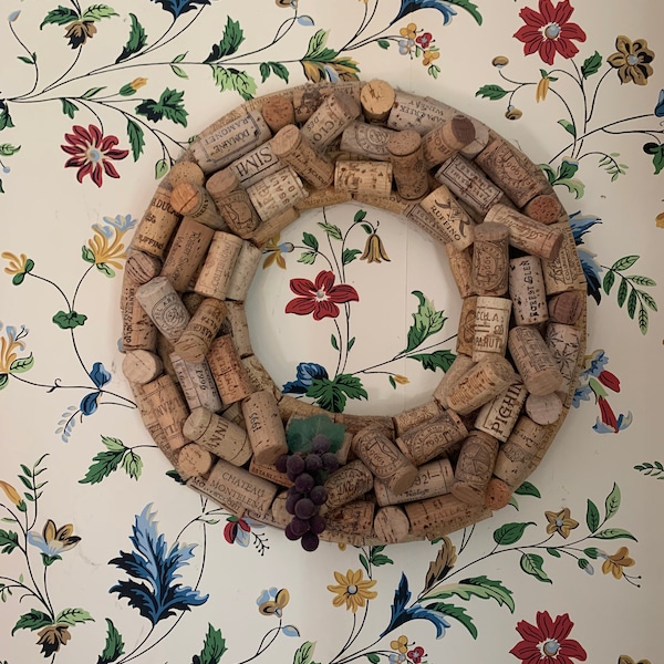 Cork Wreath - Etsy