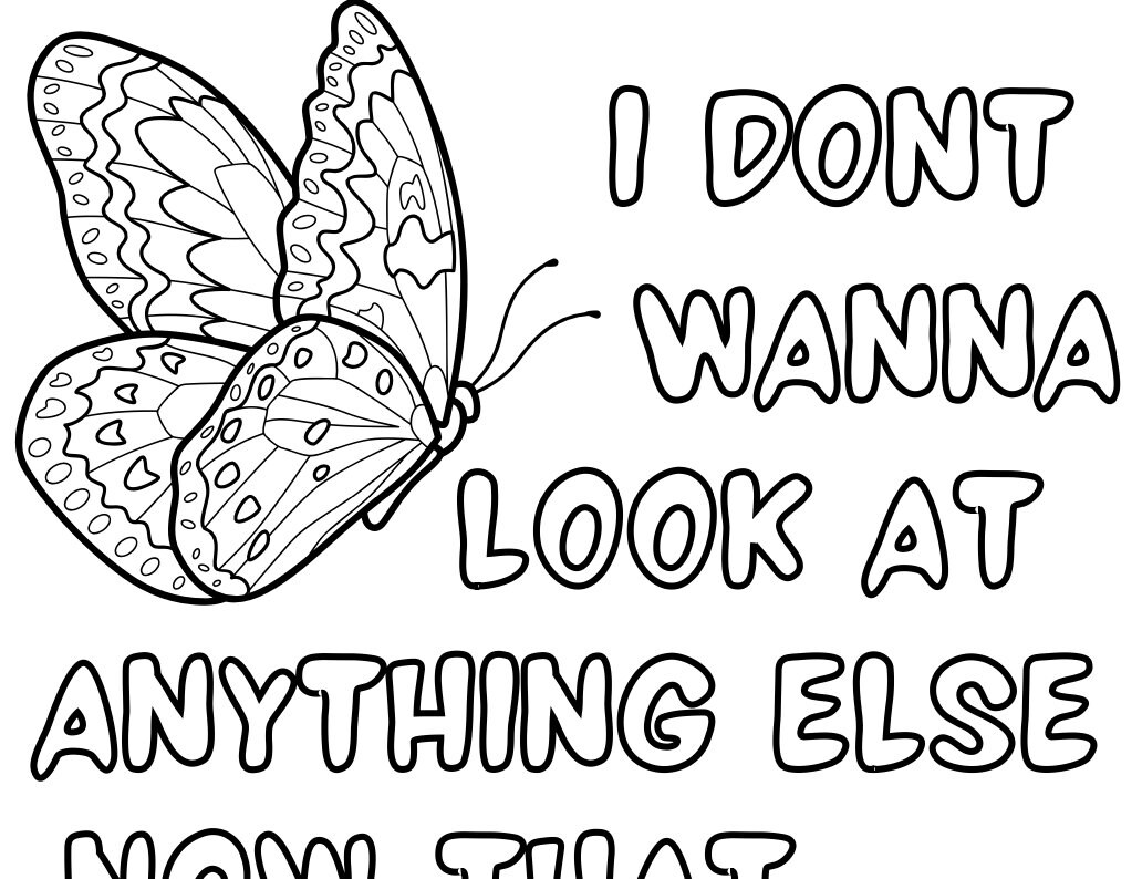 Taylor Swift Lover Lyric Colouring Pages Vol 1 Digital - Etsy España