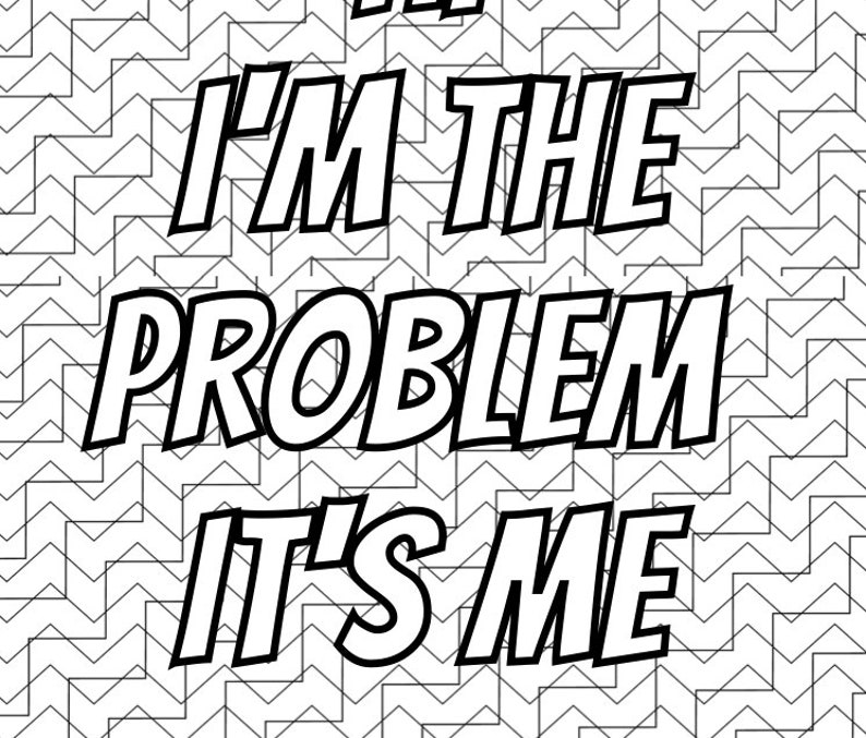 Taylor Swift | Midnights Colouring Pages 1 - Etsy