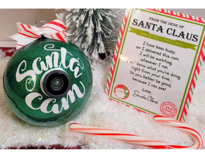 Santa Cam Christmas Decor, Santa Spy Cam, Christmas Gift for Kids ...