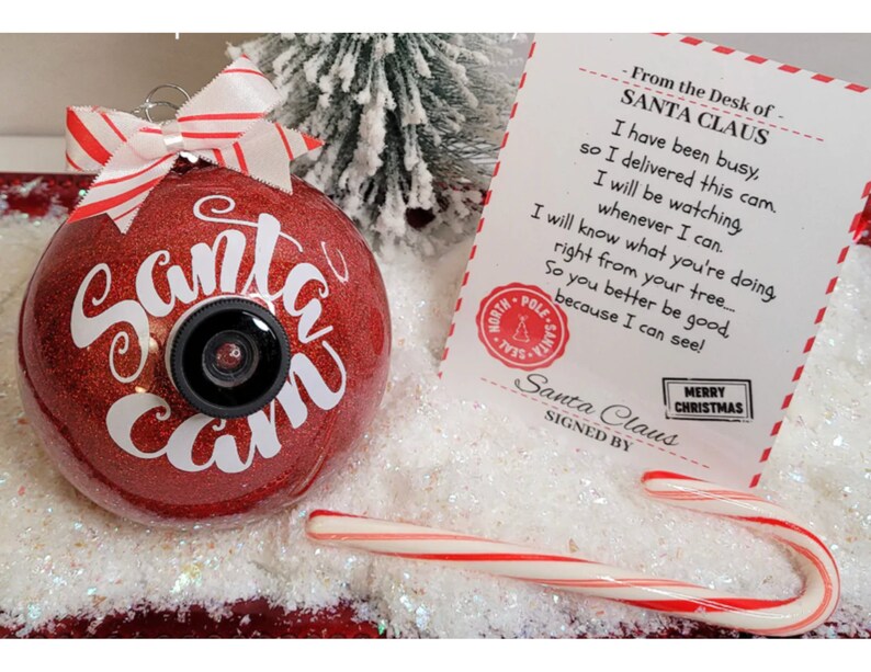 Santa Cam Christmas Decor, Santa Spy Cam, Christmas Gift for Kids ...