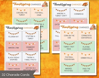 Thanksgiving and Friendsgiving Game Bundle Family Game Night - Etsy