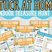 Stuck at Home Indoor Treasure Hunt | Indoor Scavenger Hunt Printable ...