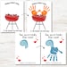 Fathers Day Handprint Art Meaningful Dad Gift, DIY Gift for Dad 1st ...