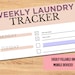Laundry Schedule Laundry Checklist, Laundry Planner Laundry List ...