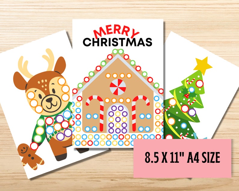 Christmas Dice Game Printable | Christmas Roll and Color Dice Game ...