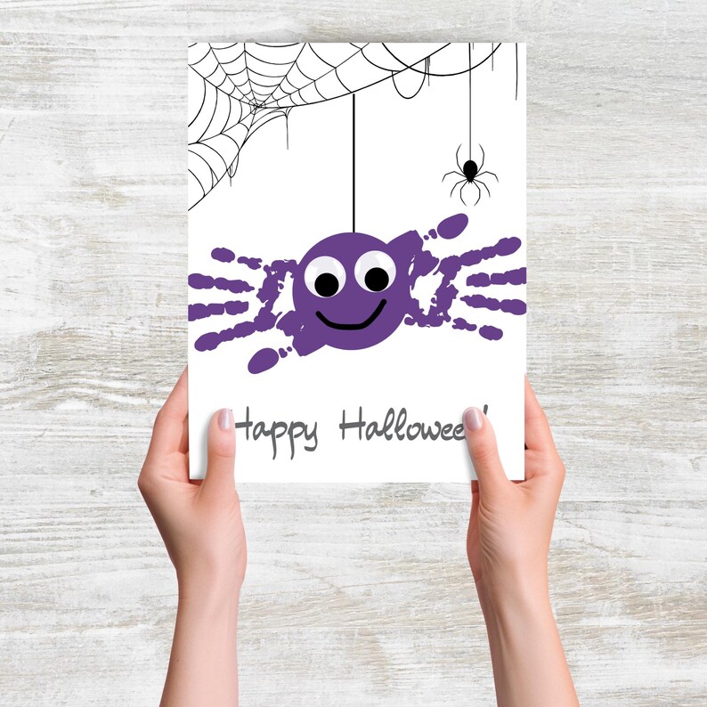 Halloween Handprint Art Bundle Handprint Craft, Halloween Daycare Craft ...