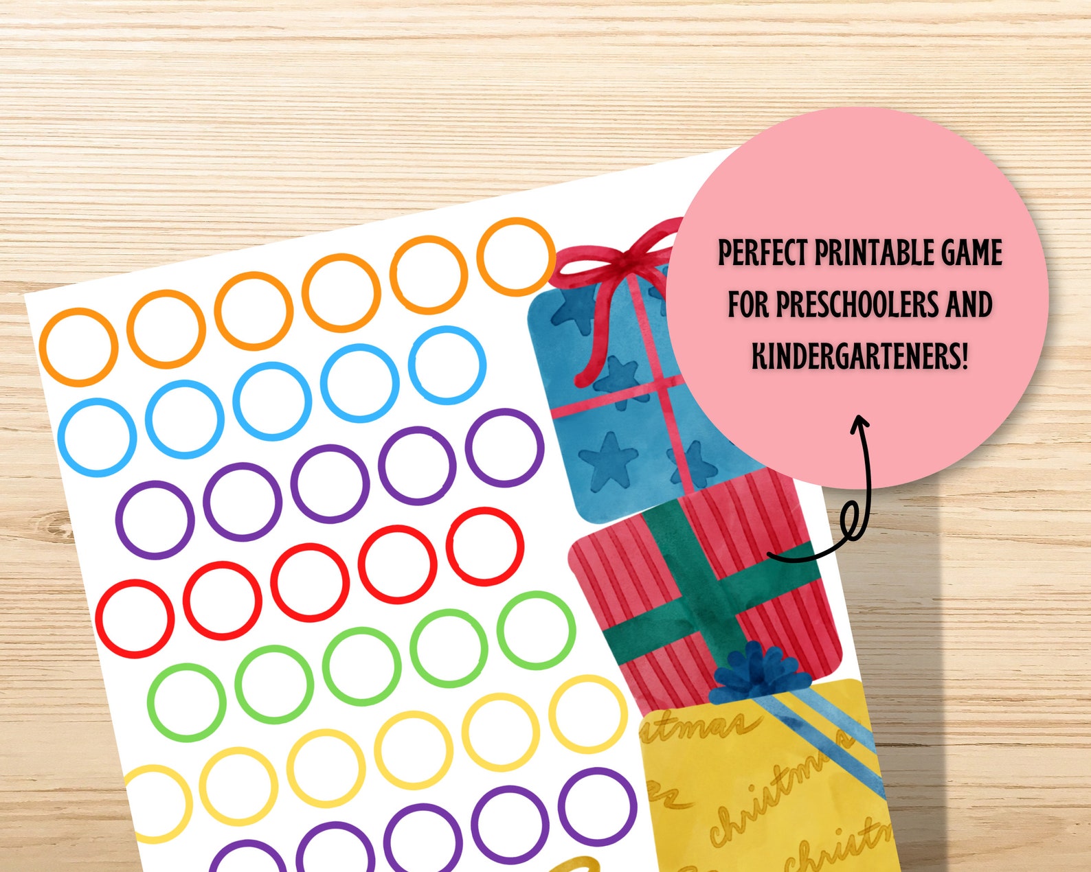 Christmas Dice Game Printable | Christmas Roll and Color Dice Game ...