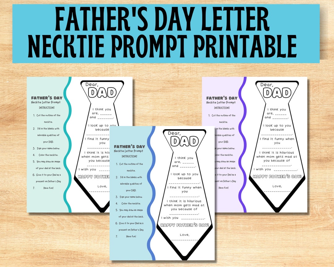 Fathers Day Letter Dad Card From Kids | 1st Fathers Day Gift Meaningful ...