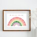 Rainbow Multiplication Chart Math Classroom Decor | Multiplication ...