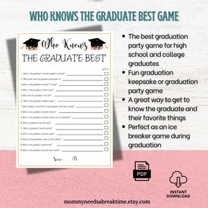 How Well Do You Know the Graduate, College Graduation Who Knows Best ...