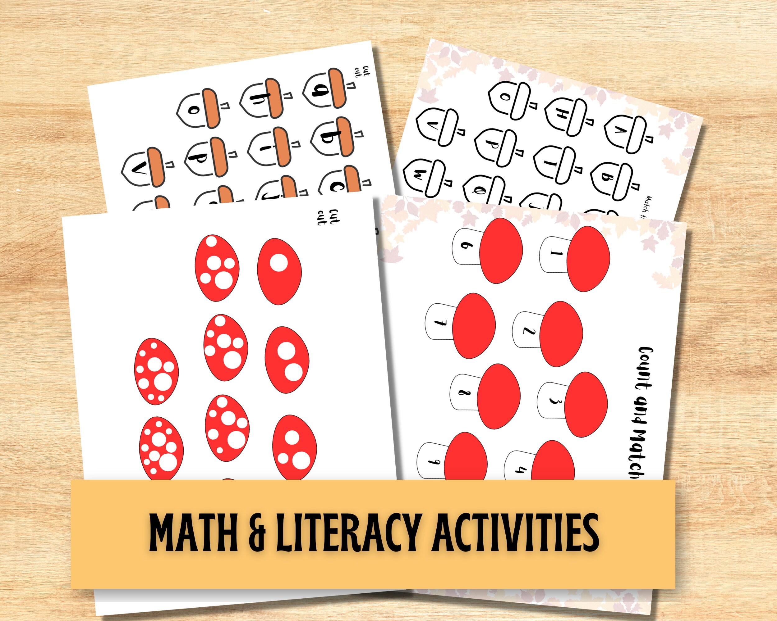 Preschool Busy Book Printable Fall Themed Montessori Busy Book Pre K ...