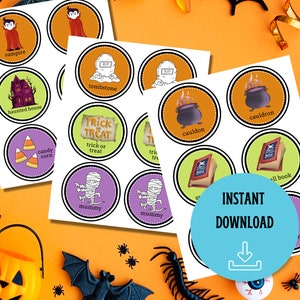 Halloween Matching Game Memory Game Kids | Preschool Halloween Party ...
