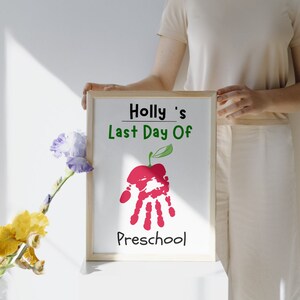 Preschool Graduation Handprint Art | Handprint Keepsake Prek Graduation ...