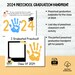 2024 Preschool Graduation Handprint, Preschool Grad Gift Handprint ...