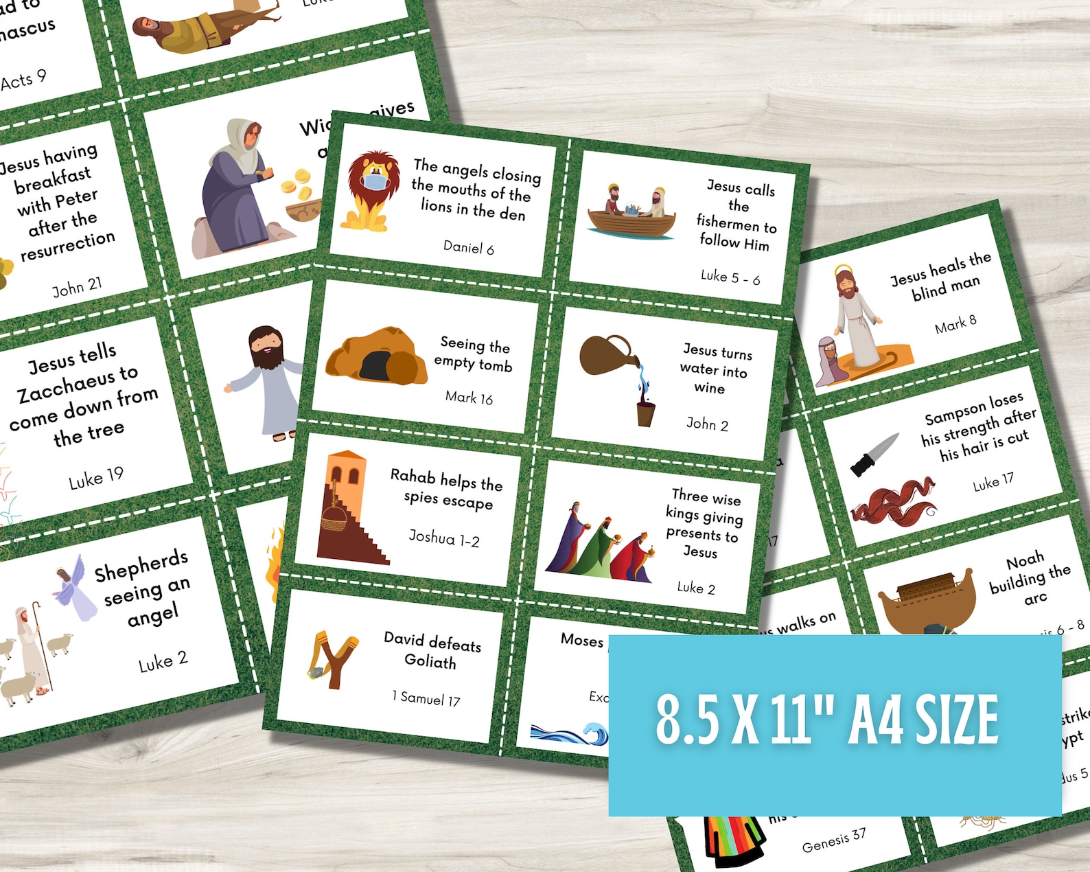 Bible Verse Charades for Kids Bible Pictionary, Bible Activities for ...