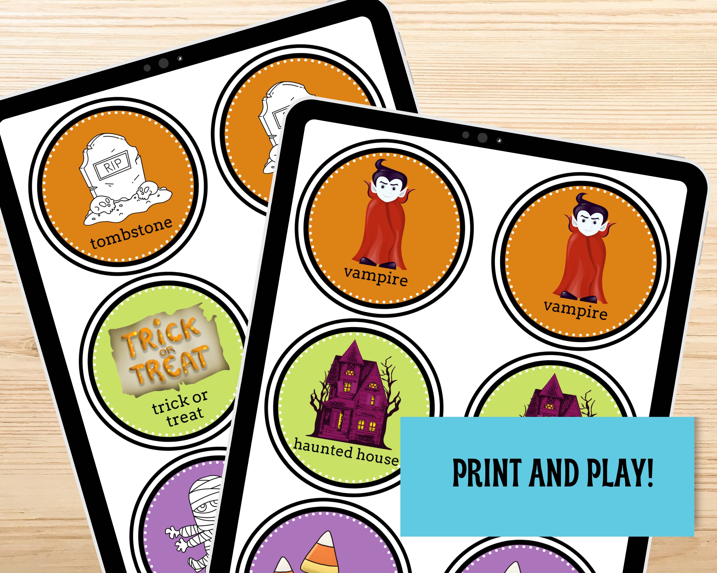 Halloween Matching Game Memory Game Kids | Preschool Halloween Party ...