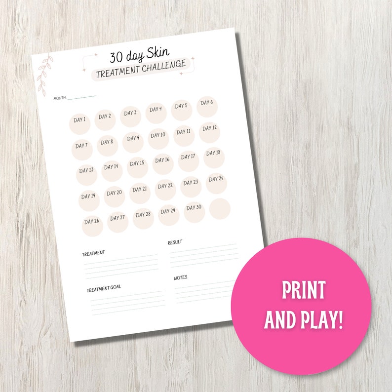 Skin Care Routine Printable | Fillable Skin Care Products Skin Care ...