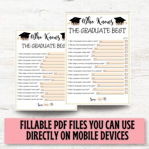 How Well Do You Know the Graduate, College Graduation Who Knows Best ...