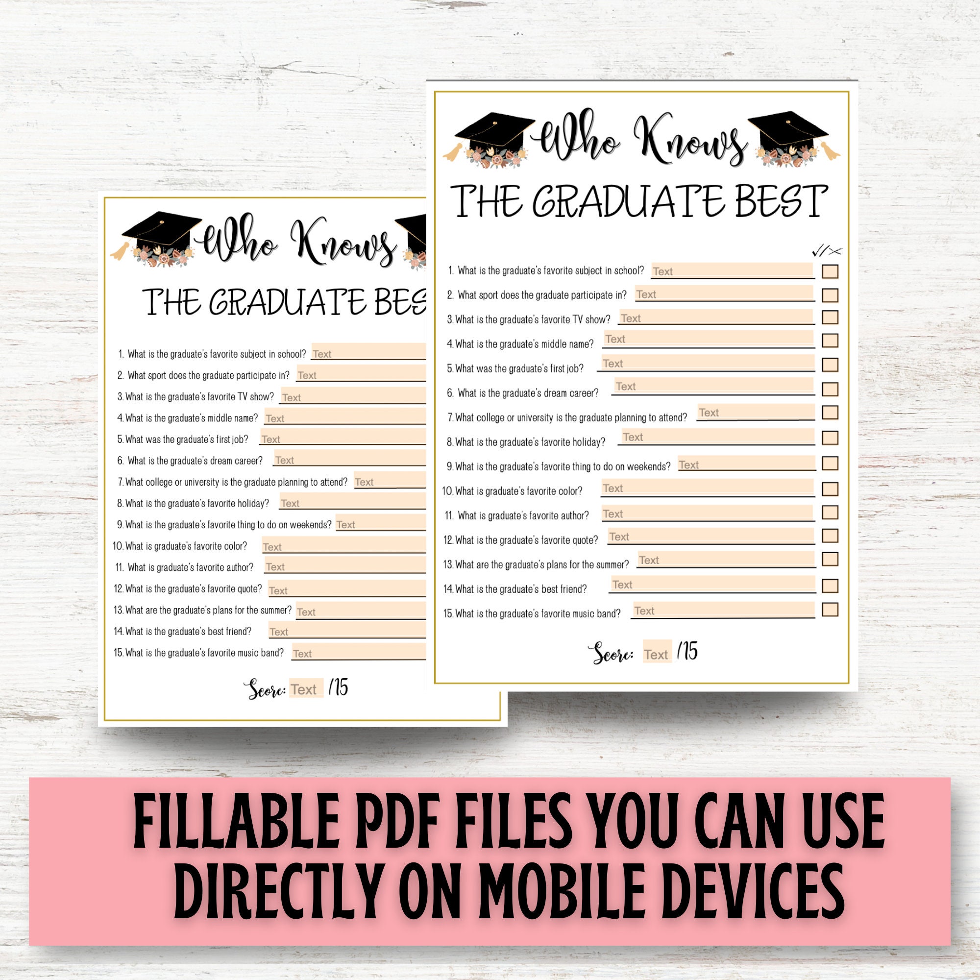 How Well Do You Know the Graduate, College Graduation Who Knows Best ...