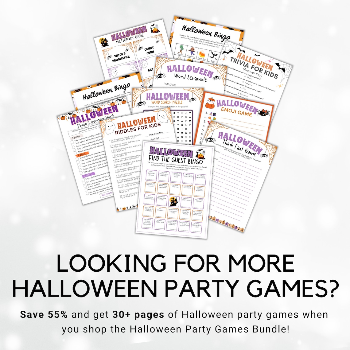 Whats Your Halloween Name Game Adult Halloween Game, Fall Trivia Game ...