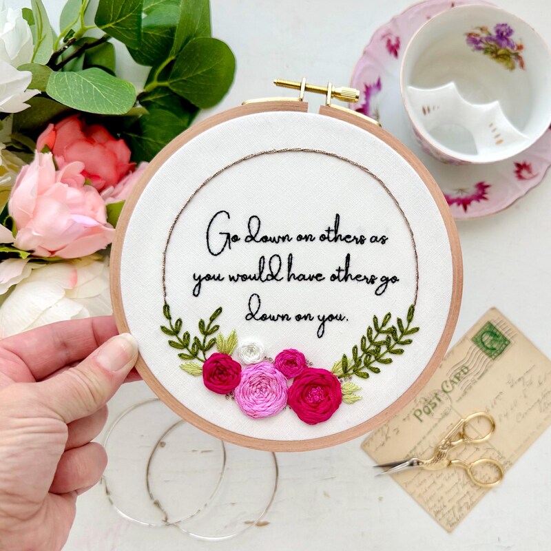 Finished Embroidery - Etsy UK