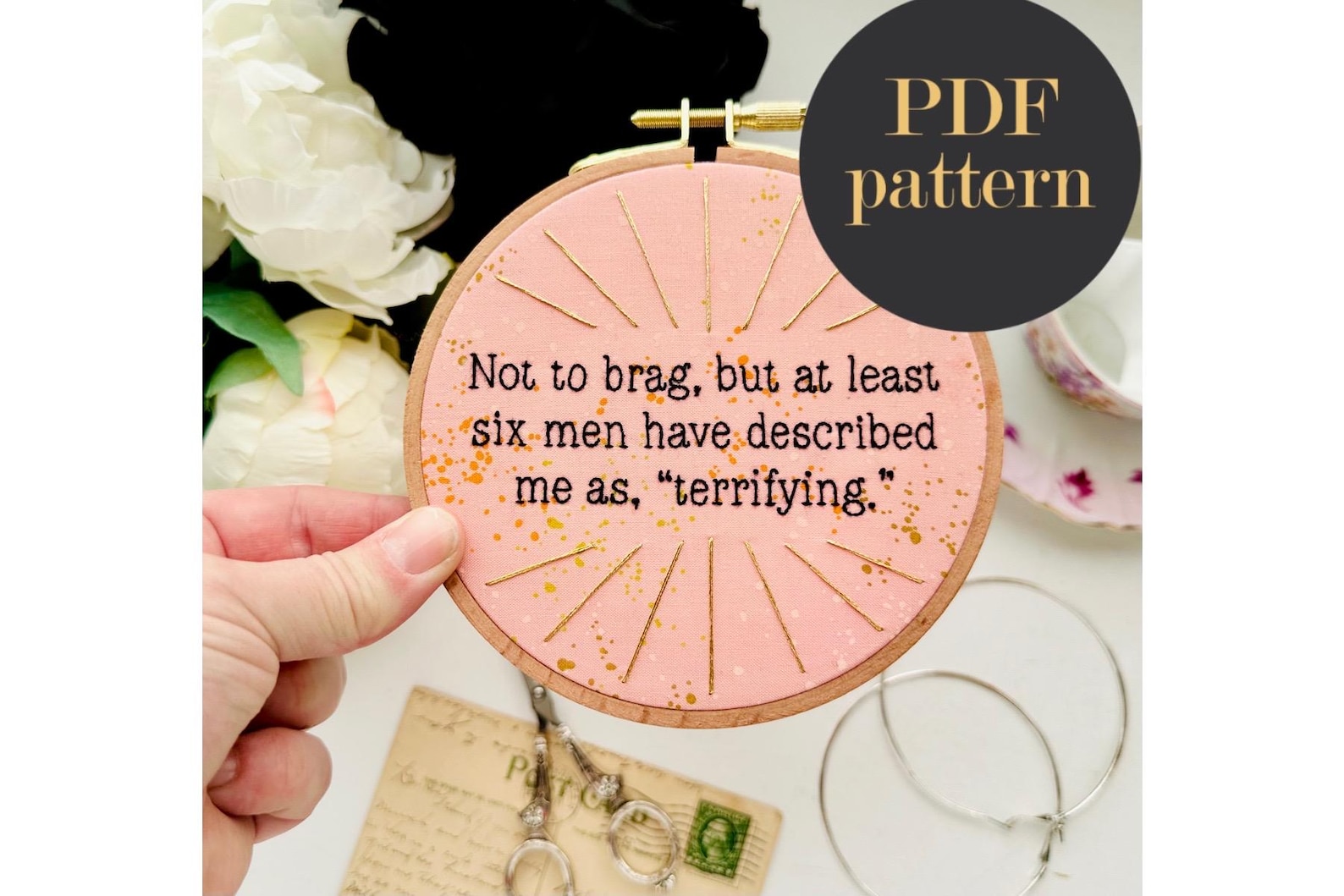 Scare More Men Pattern Collection// Embroidery PDF Pattern Download 4 ...