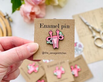 Uterus Enamel Pin Feminist Art Blooming Uterus Feminist Gift - Etsy