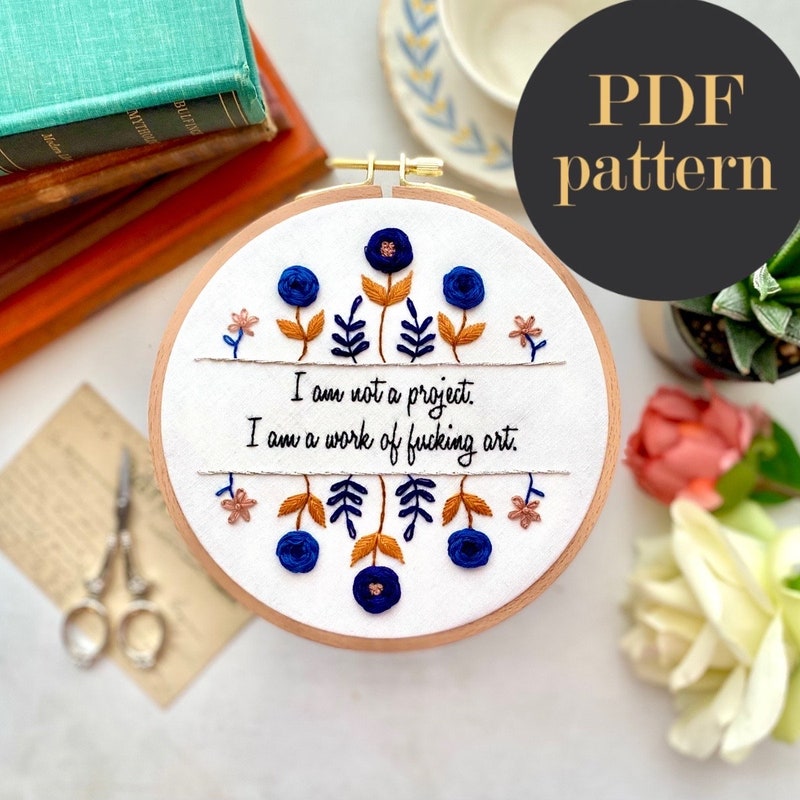 Snarky Embroidery - Etsy