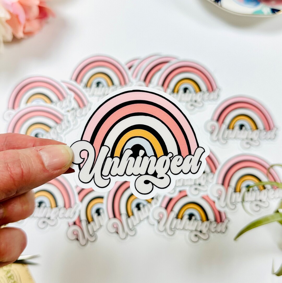 STICKER!! Unhinged 3 Inch Sticker - Etsy