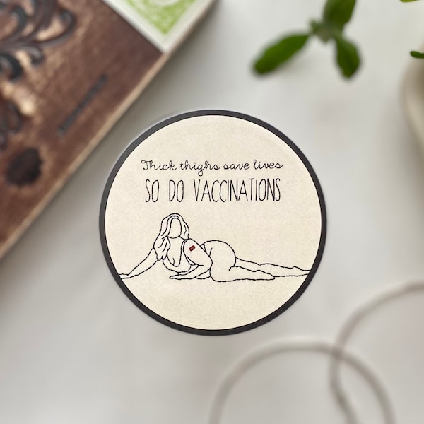 Thick Thighs Lives Save Patch - Etsy