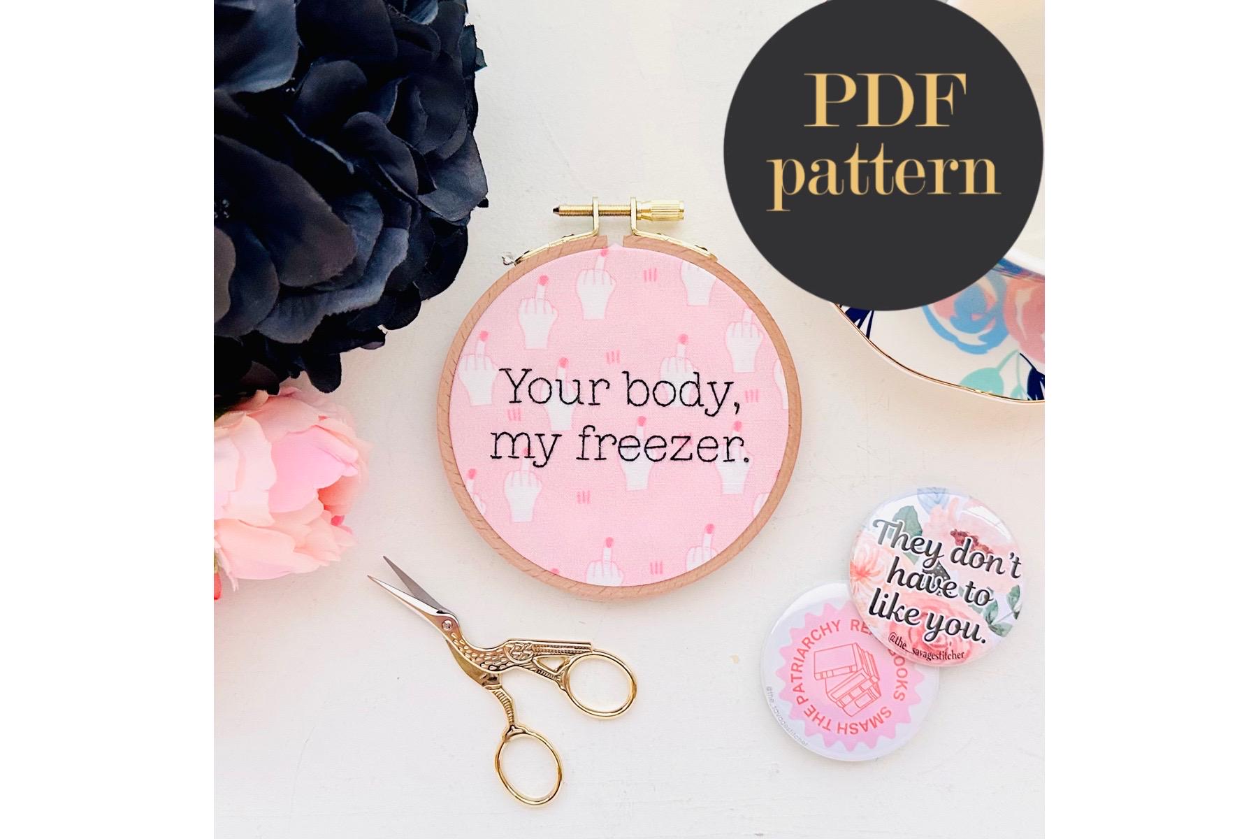 Scare More Men Pattern Collection// Embroidery PDF Pattern Download 4 ...