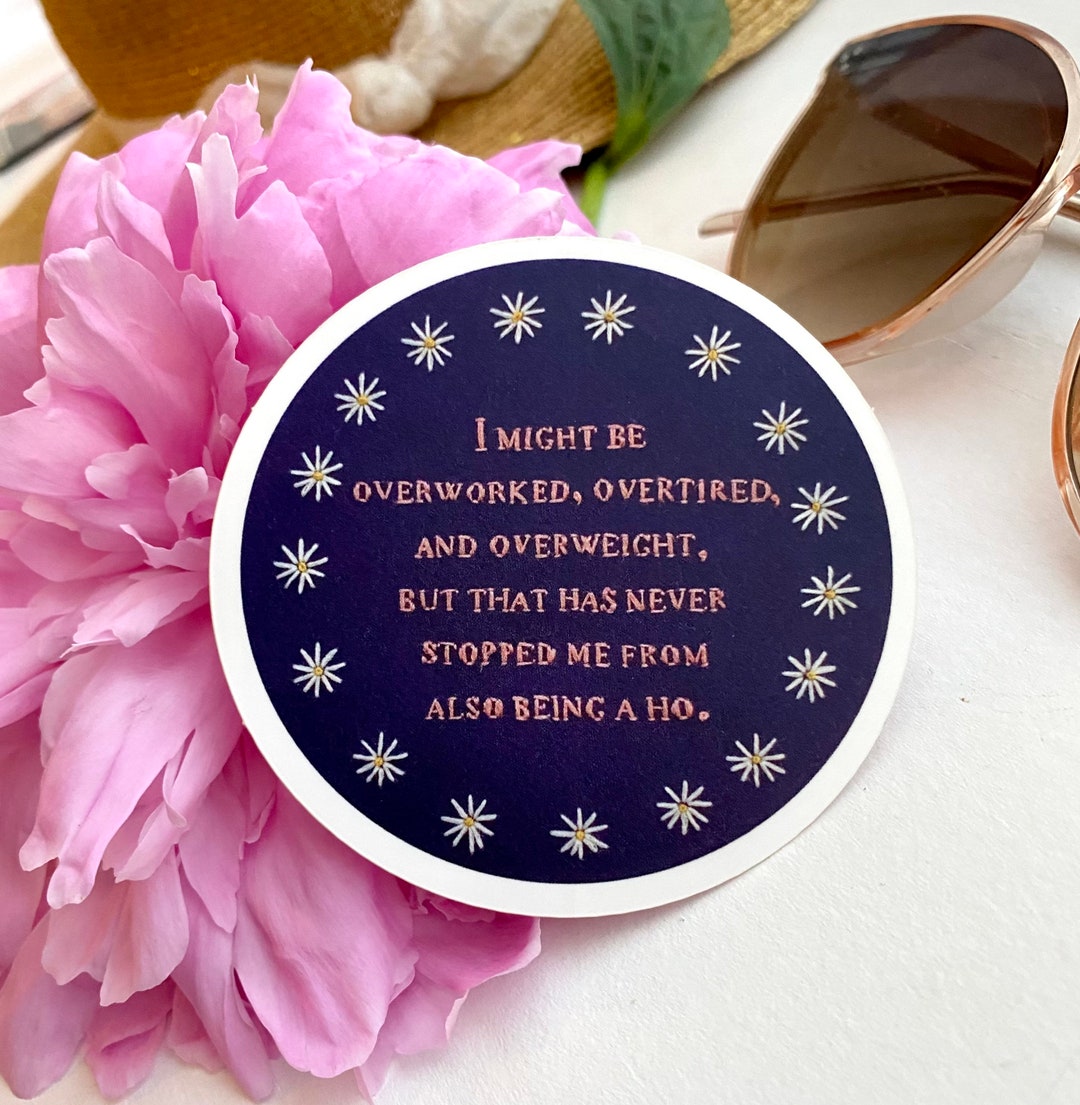 STICKER Overworked 3 Inch Sticker - Etsy