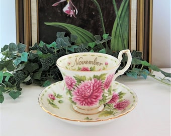 Royal Albert Teacup November - Etsy