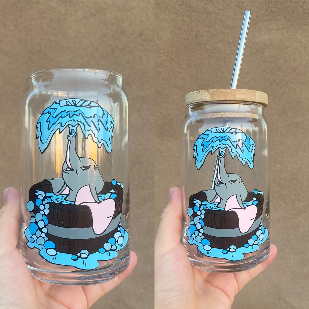 Elephant Beer Glass Can, Elephant Decor, Elephant Cups, Elephant Big ...