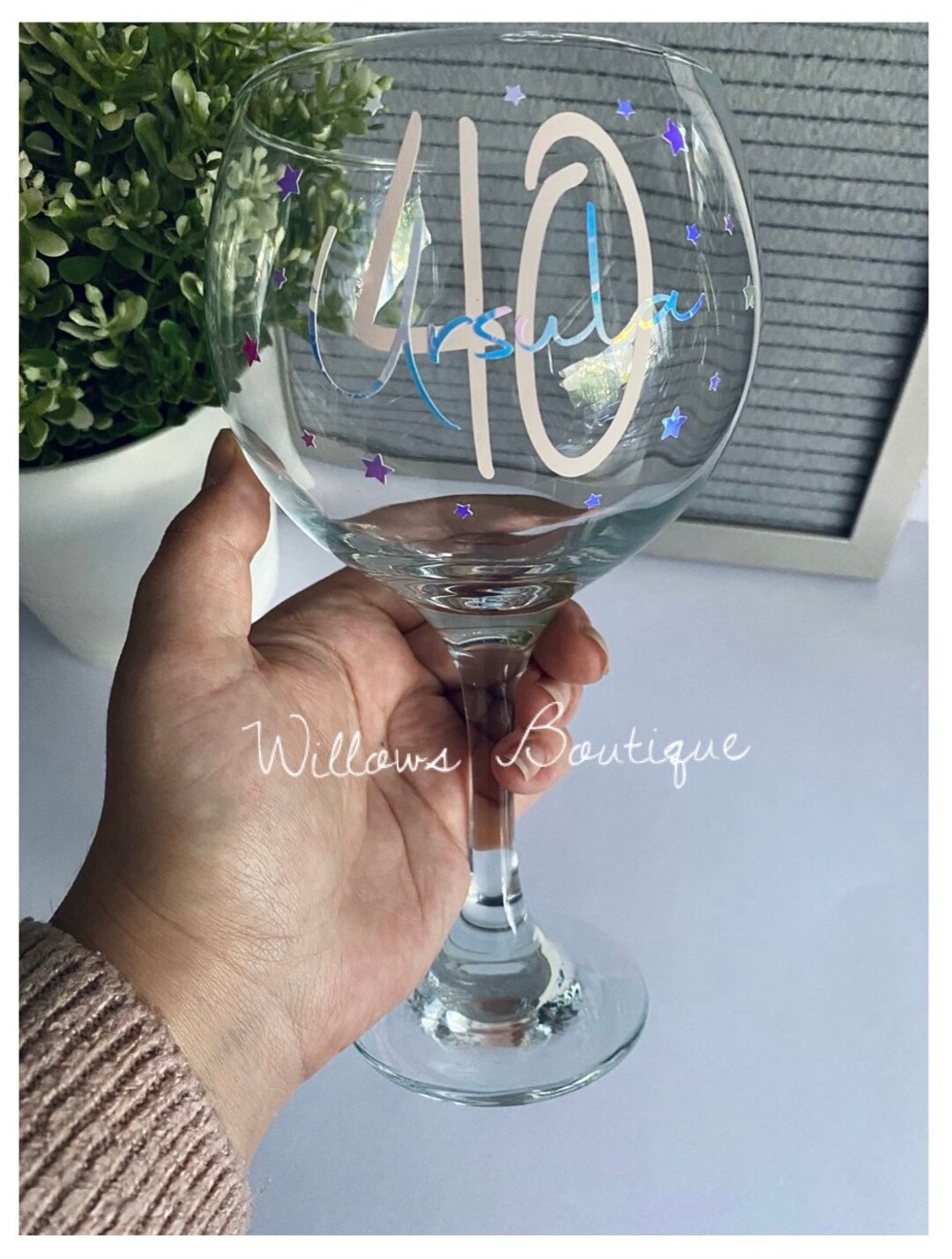 Special Birthday Gin Glass Personalised Gin Glass Special Birthday Gift ...