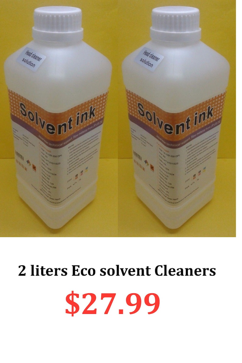 2 Liters Eco Solvent Cleaner Solution Roland Mutoh Mimaki DX4 - Etsy