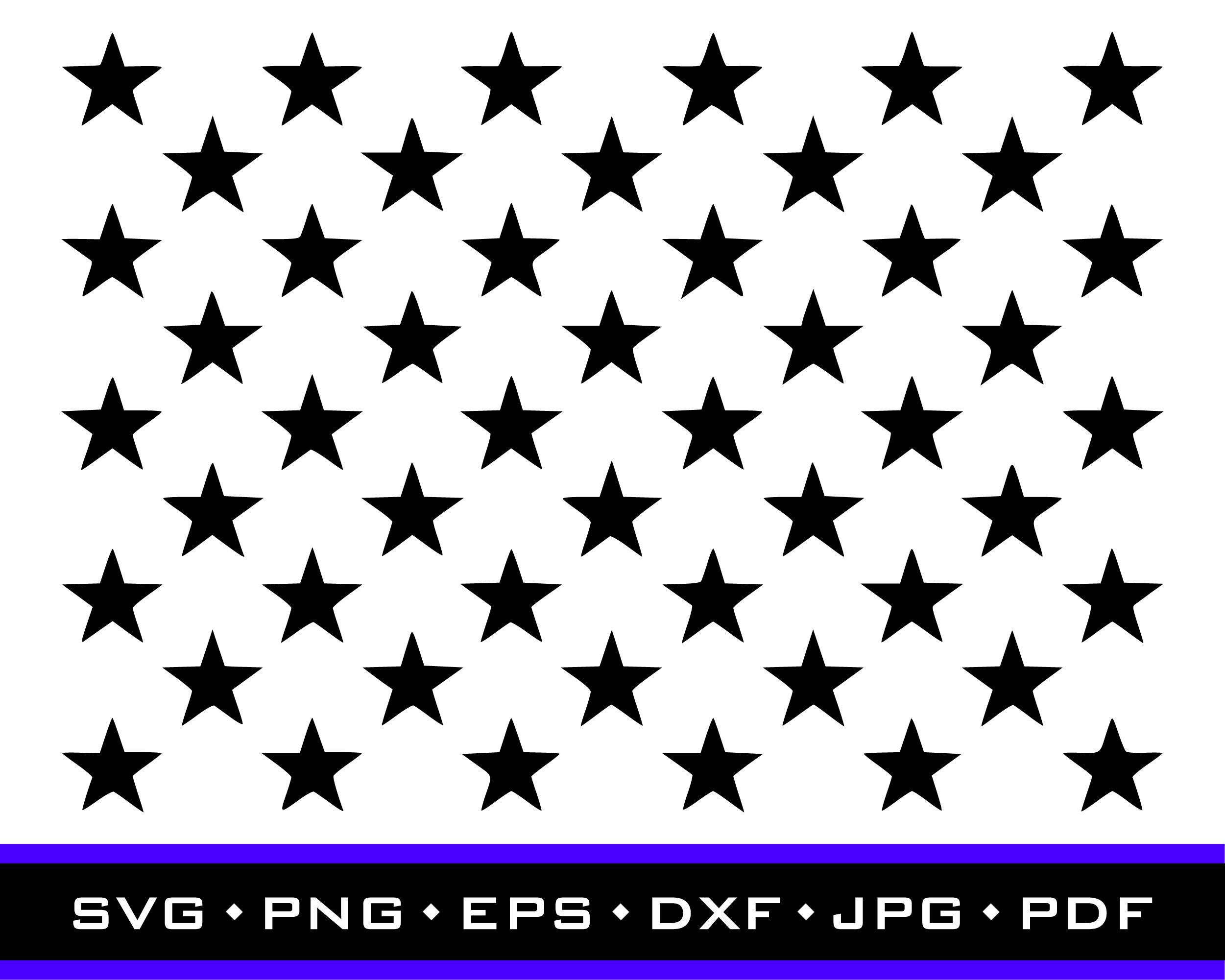 50 estrellas svg 50 estrellas de Estados Unidos svg - Etsy España