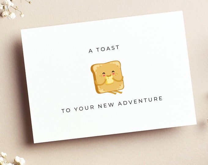 Greeting Card | Congratulations | Toast to Your New Adventure | Best of ...