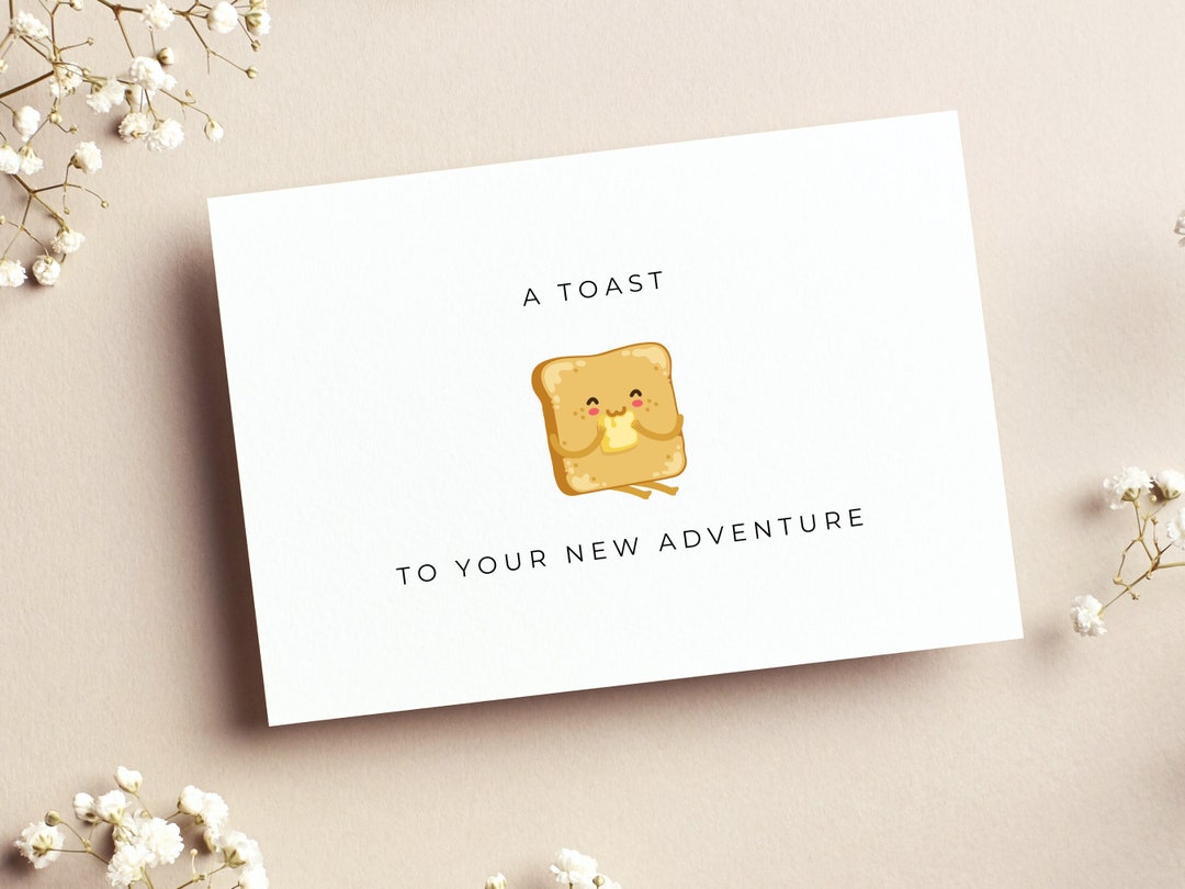 Greeting Card | Congratulations | Toast to Your New Adventure | Best of ...