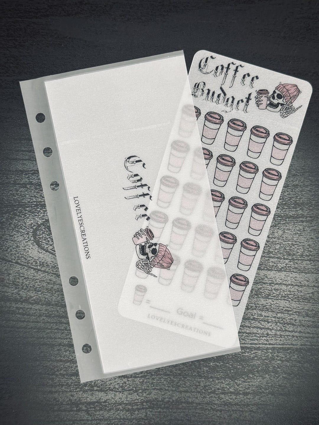 Coffee Savings Challenge Envelopes | Vellum Cash Envelopes | Cash ...