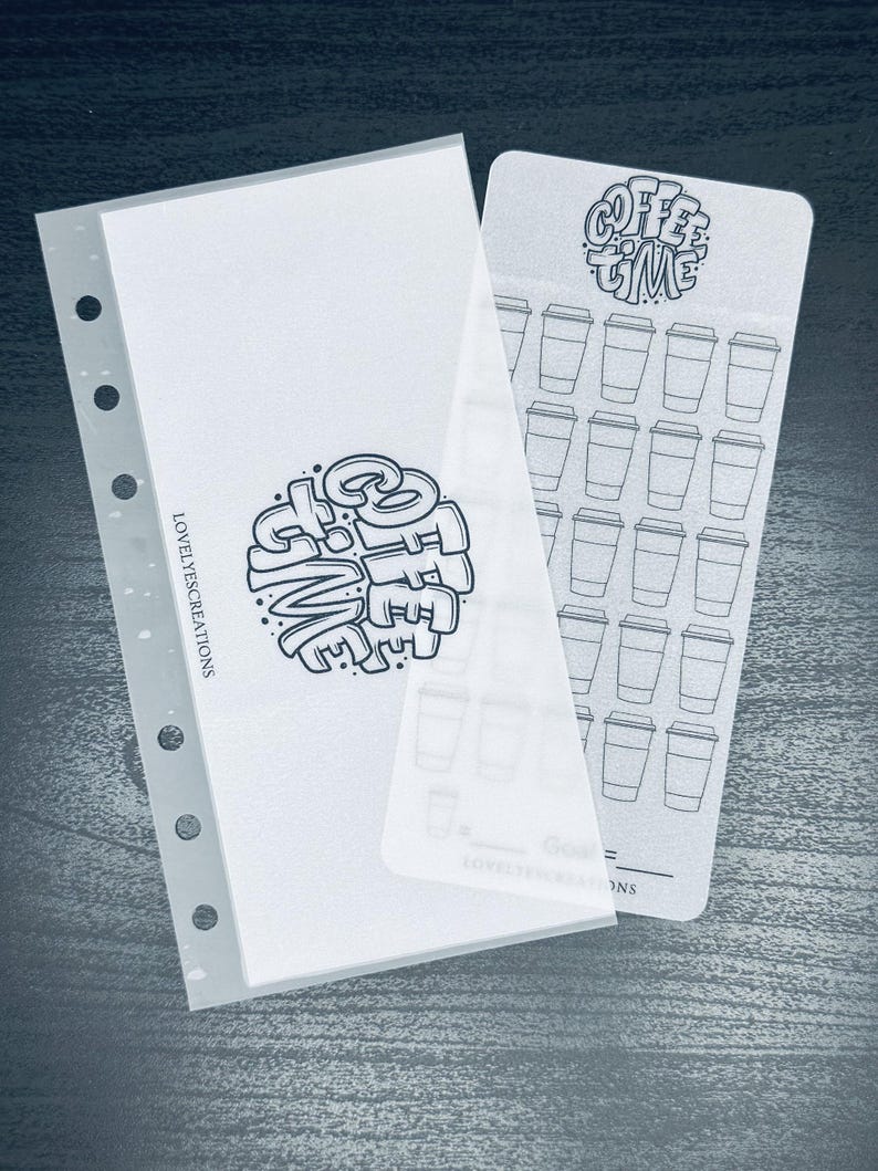 Coffee Savings Challenge Envelopes | Vellum Cash Envelopes | Cash ...
