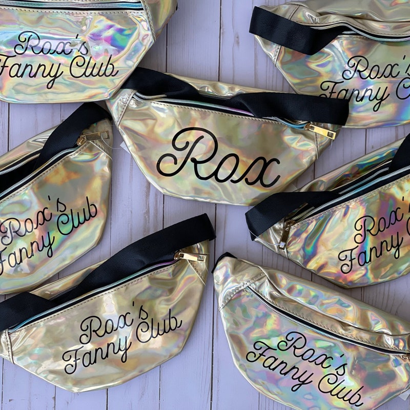 Fanny Pack Black Metallic - Etsy